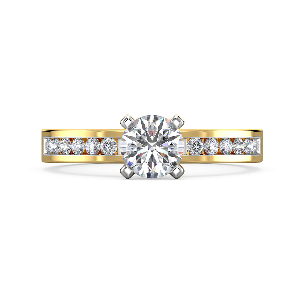 Splendor Solitaire Diamond Ring Yellow Gold Splendor | The Goldvine