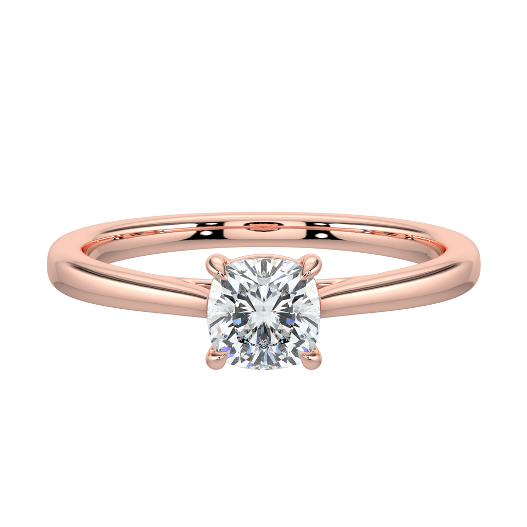 Timeless Solitaire Ring-Rose Gold – The Goldvine
