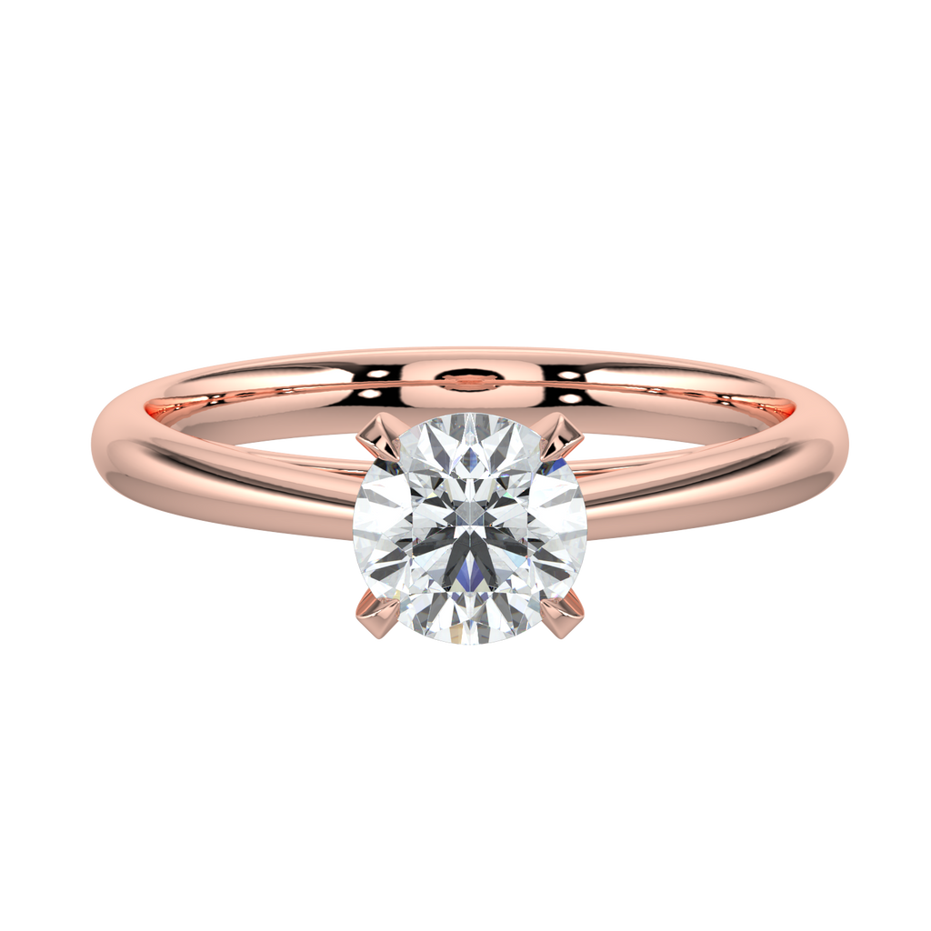 Classic LGD Solitaire Ring-Rose Gold – The Goldvine